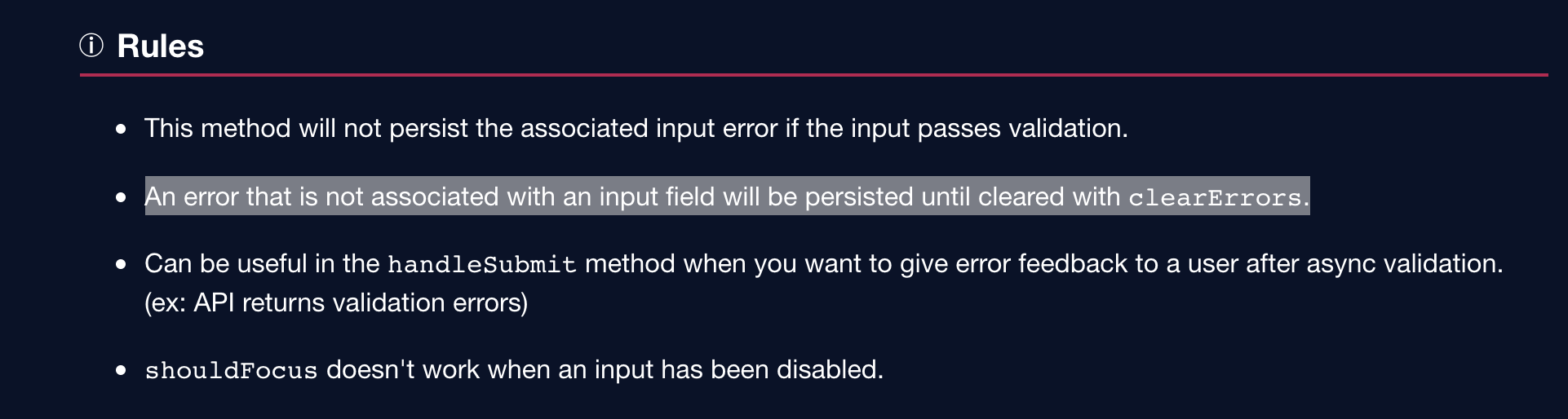 Formstate Errors Does Not Update On Useform Trigger · React Hook Form · Discussion 5843 · Github