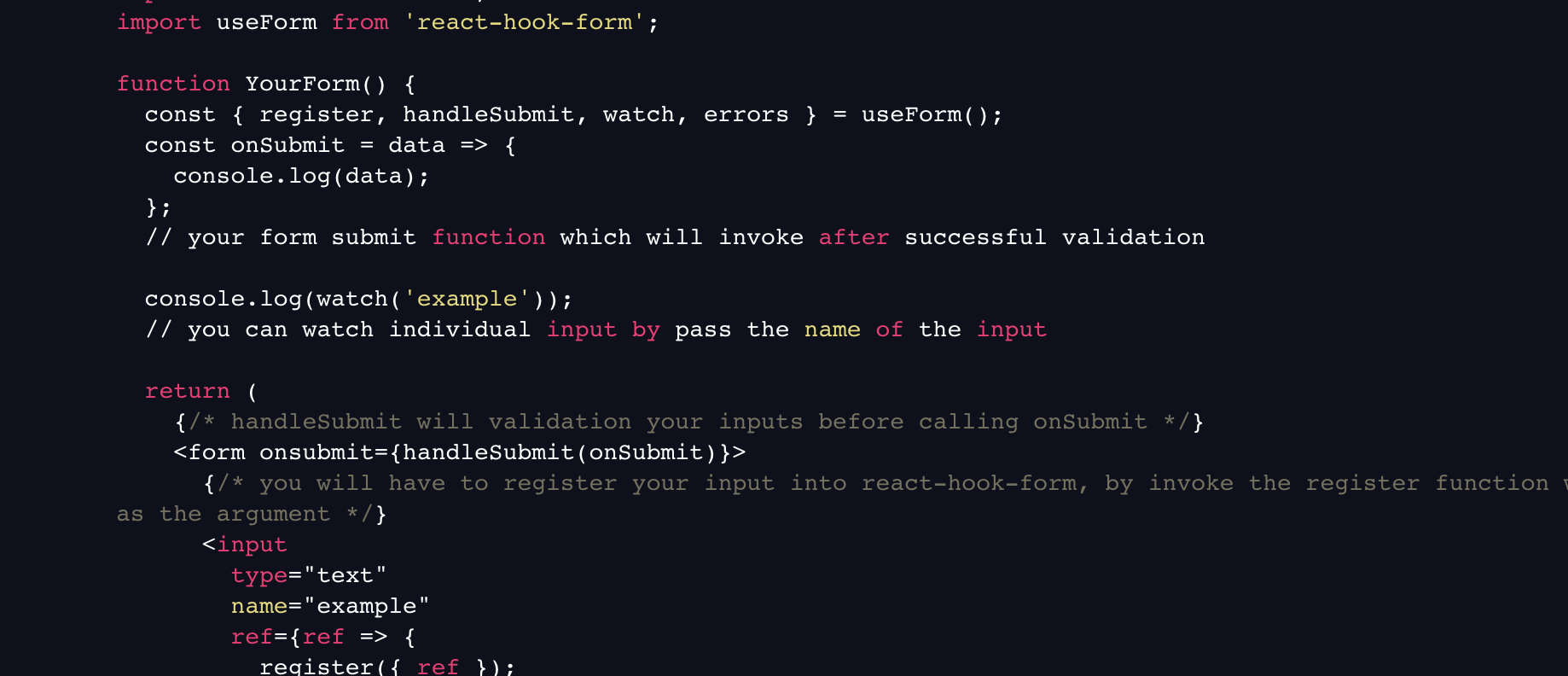 Run Prettier over Docs? · Issue #2 · react-hook-form/react-hook-form · GitHub