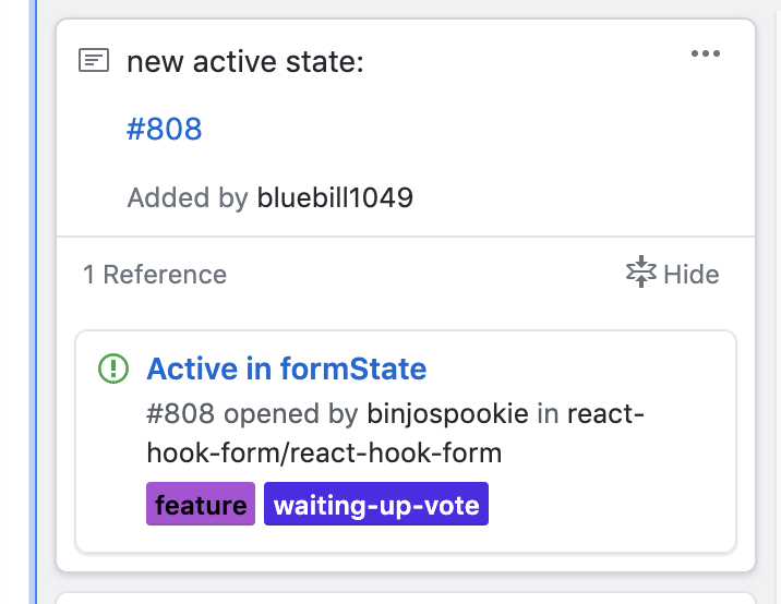 Active In Formstate · Issue 808 · React Hook Form React Hook Form · Github