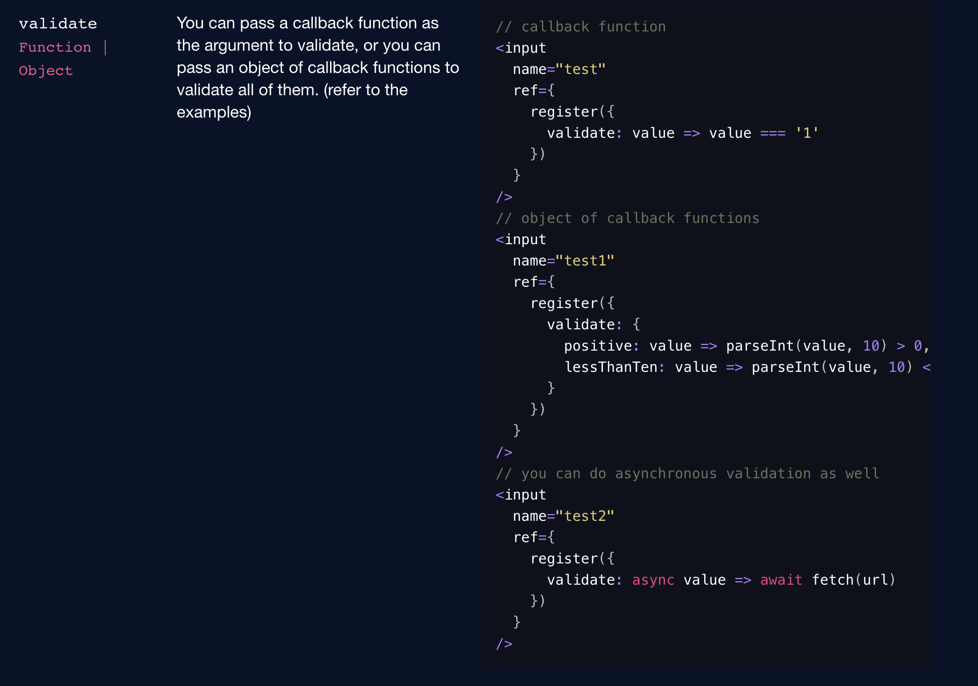 Custom Validation Message · React Hook Form · Discussion 2226 · Github