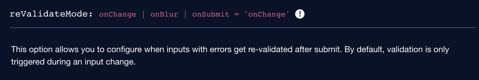 Revalidatemode Not Triggering Correctly In V6 0 5 · Issue 2284 · React Hook Form React Hook
