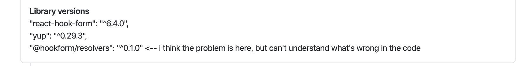 Yup ValidationError is leaking and becomes untracked runtime error · Issue #47 · react-hook-form ...