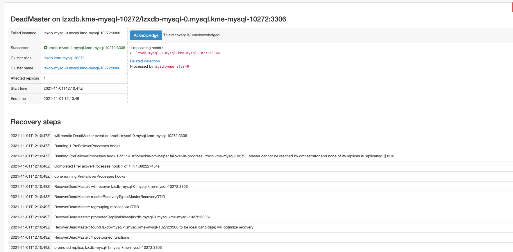 Why can't force-master-failover · Issue #1415 · openark/orchestrator · GitHub