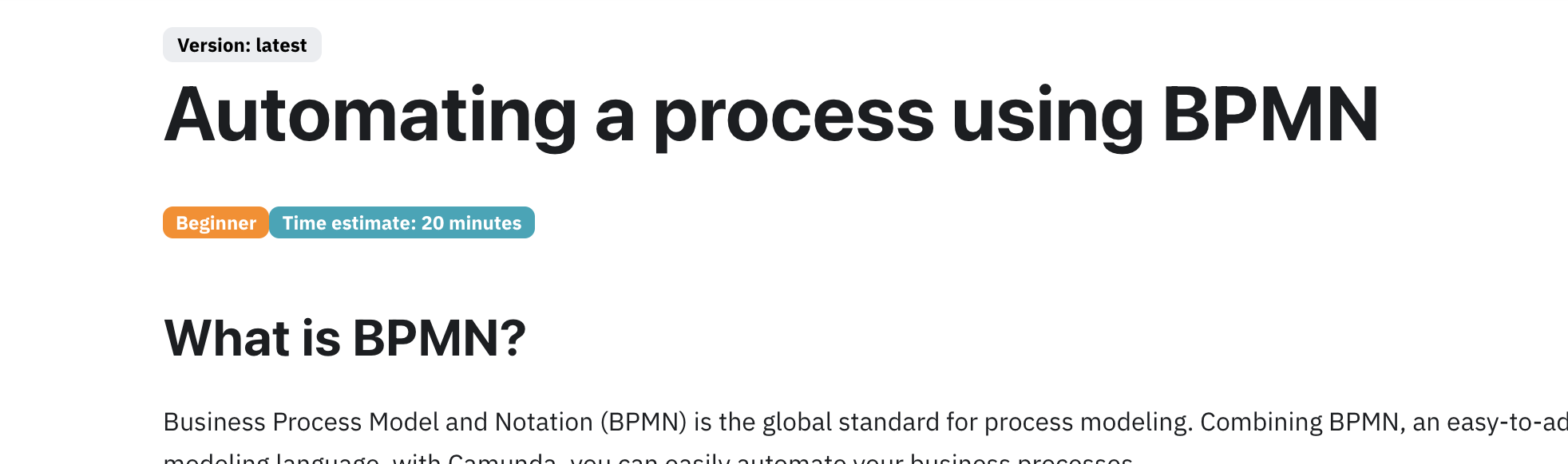 Align badges in Guides with version badge? · Issue #848 · camunda ...