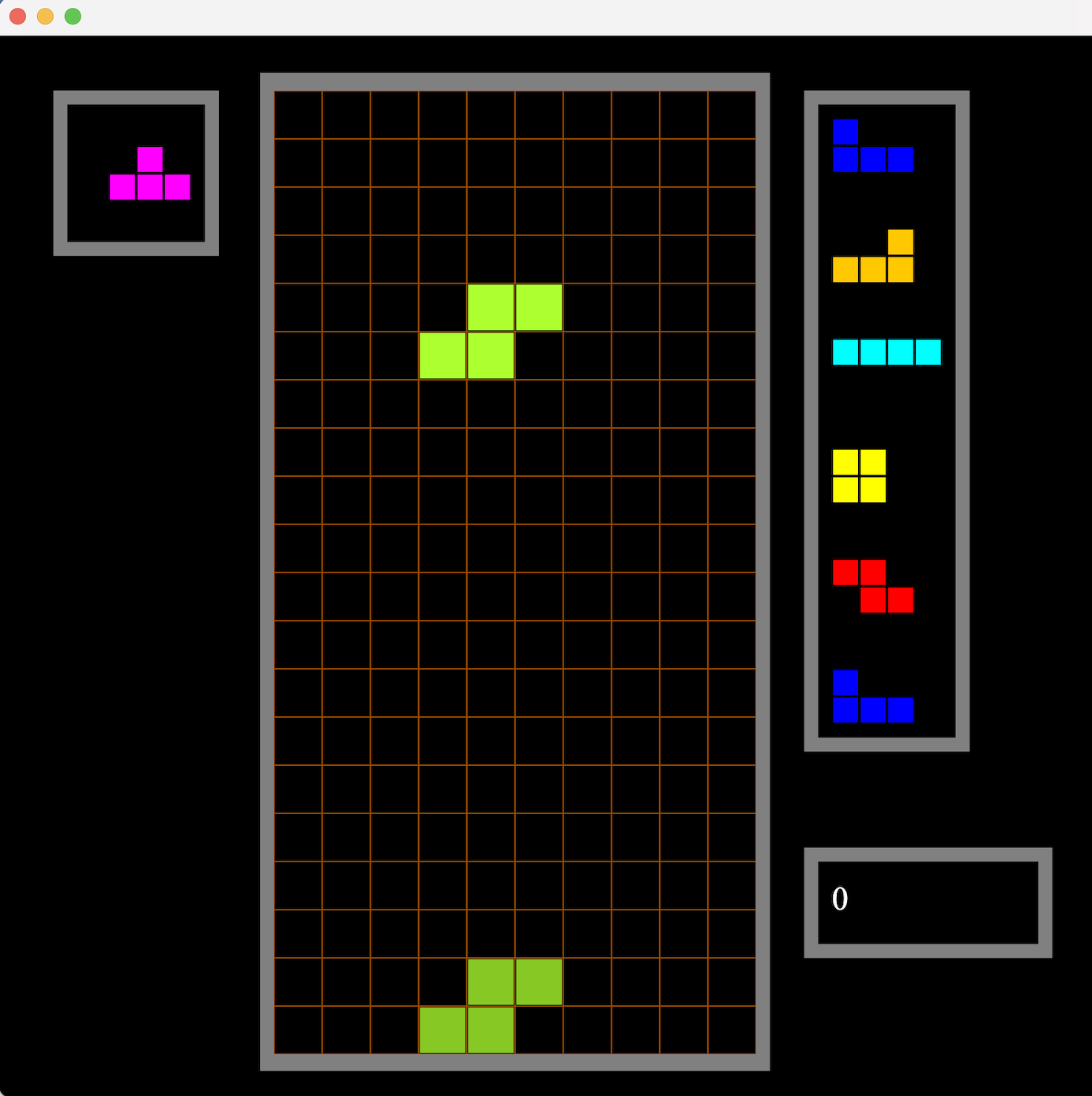 GitHub - kimcider/Tetris: java swing을 이용한 tetris