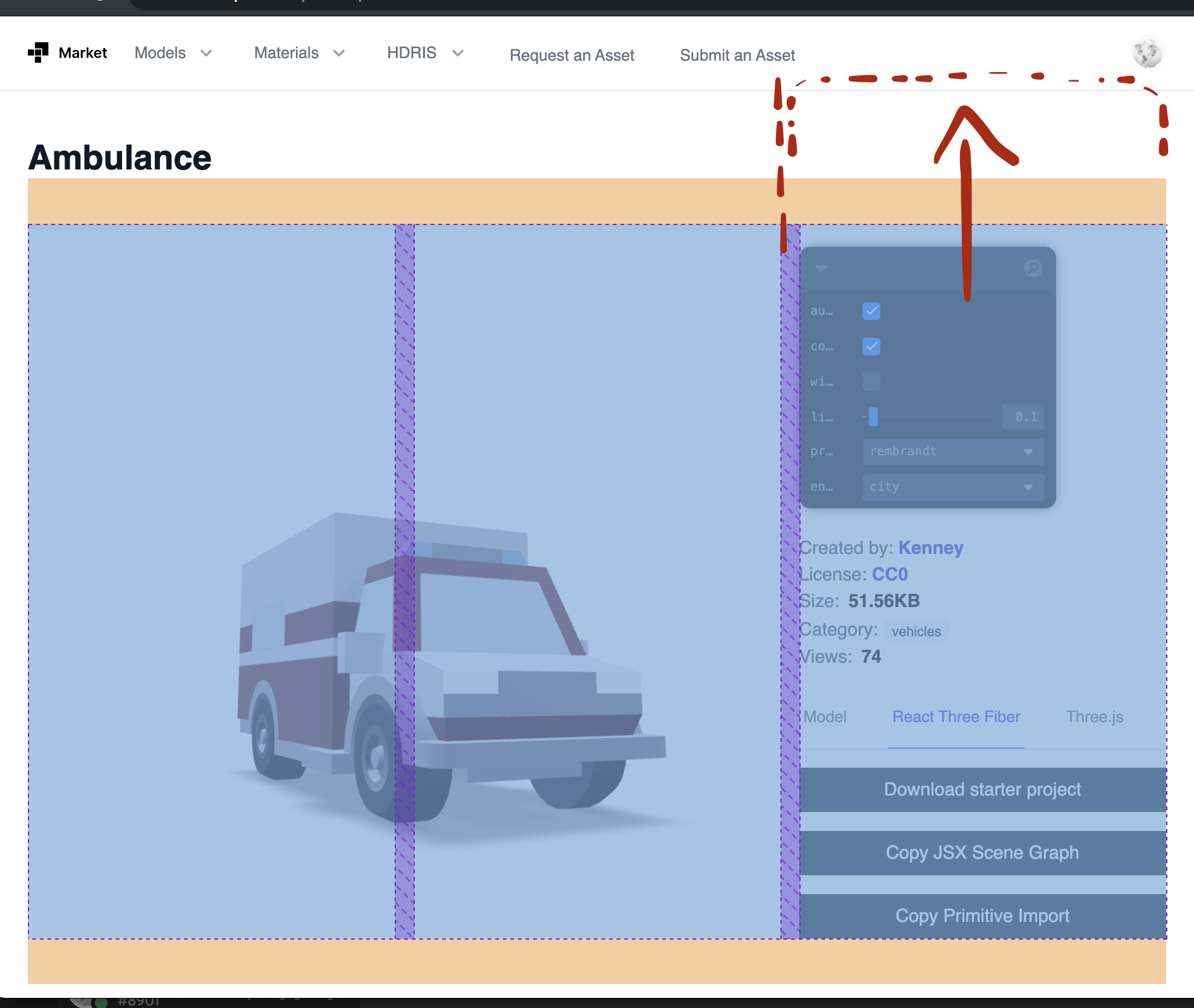 Push Info Component to the top · Issue #42 · pmndrs/market · GitHub