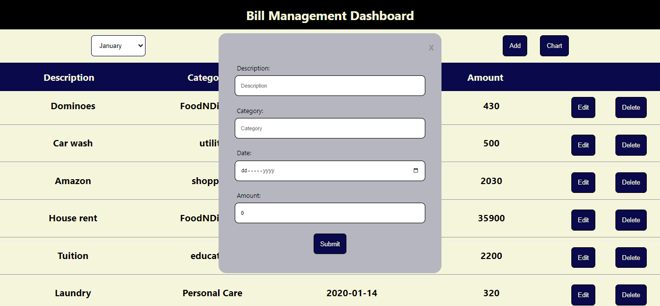 GitHub - NavyaSinha1106/bill-management-app: A Bill Management App ...