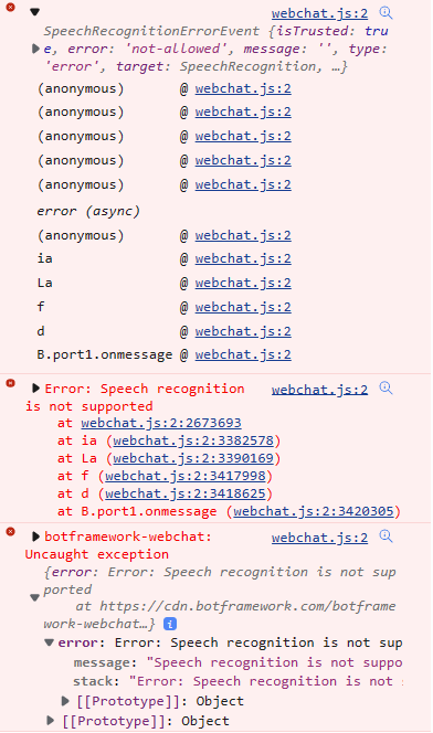 microphone `Speech recognition error` within iframe component · Issue #4731 · microsoft ...