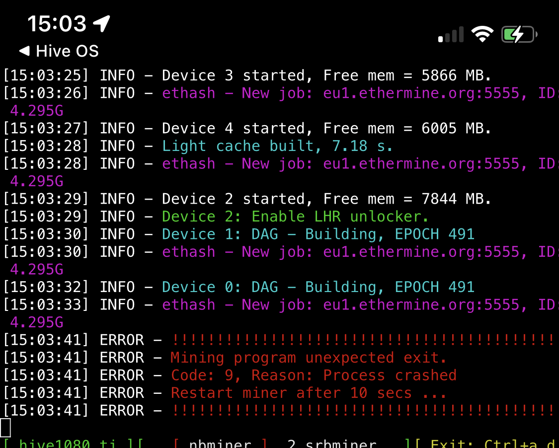 Nbminer 41.0 error miner restart · Issue #810 · NebuTech/NBMiner · GitHub