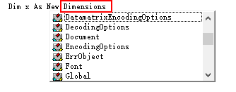 how to set PDF417EncodingOptions.Dimensions.MaxCols in VBA? · Issue #426 · micjahn/ZXing.Net ...
