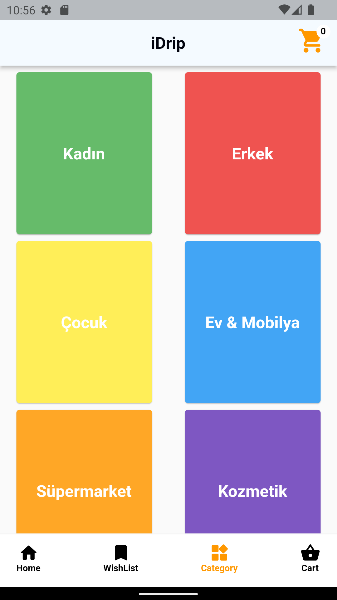 GitHub - batuhankrl/iDrip: E-commerce application