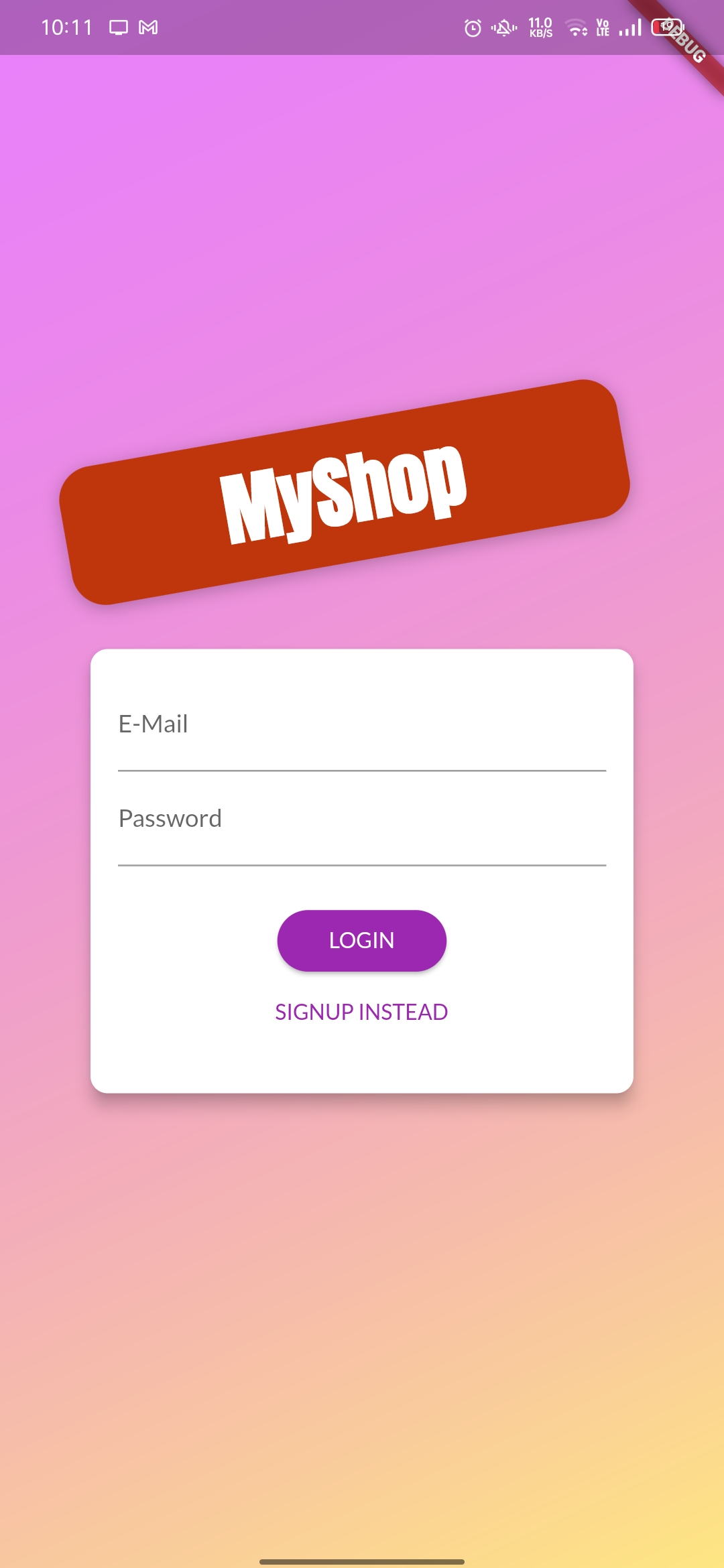 GitHub - Anku18/Shop_App: An E-commerce application using Flutter and ...