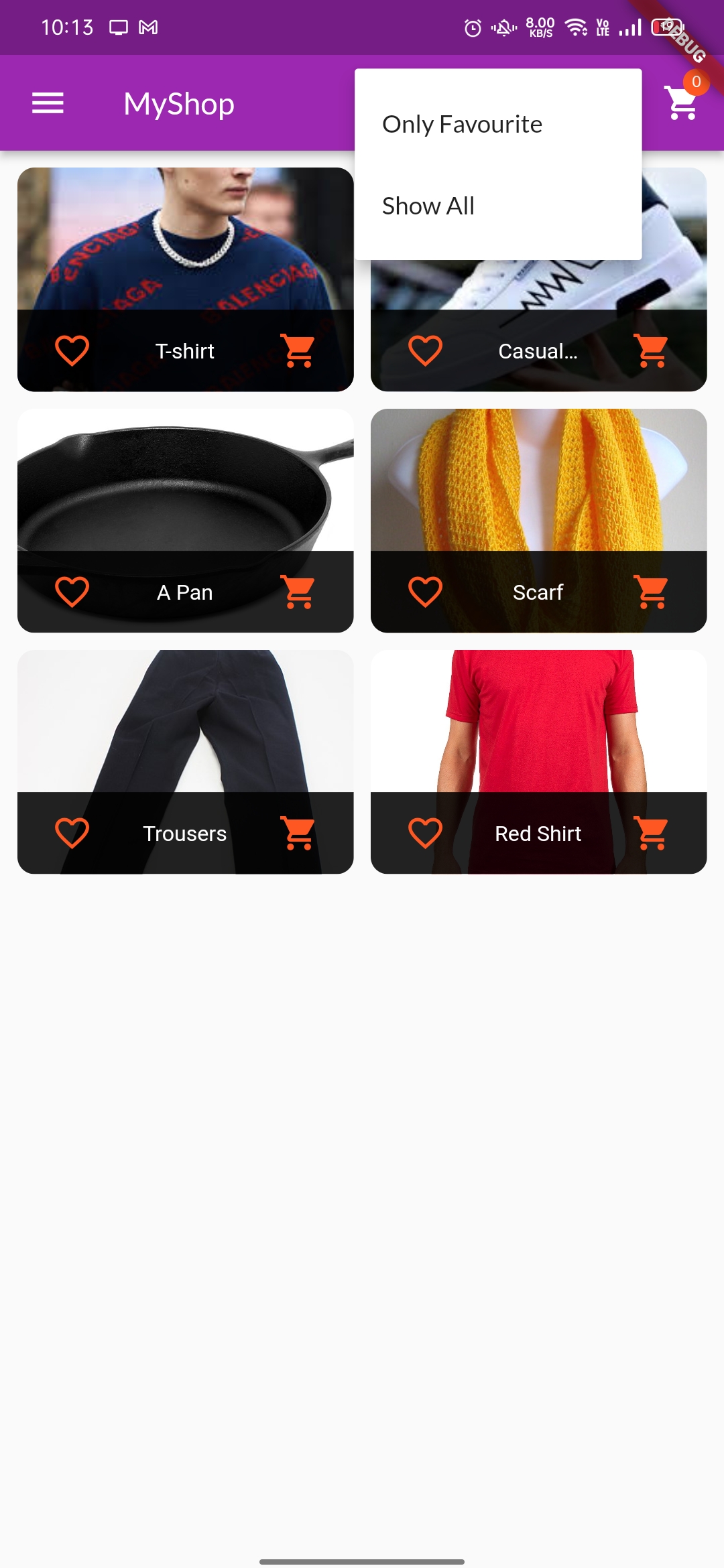 GitHub - Anku18/Shop_App: An E-commerce application using Flutter and ...