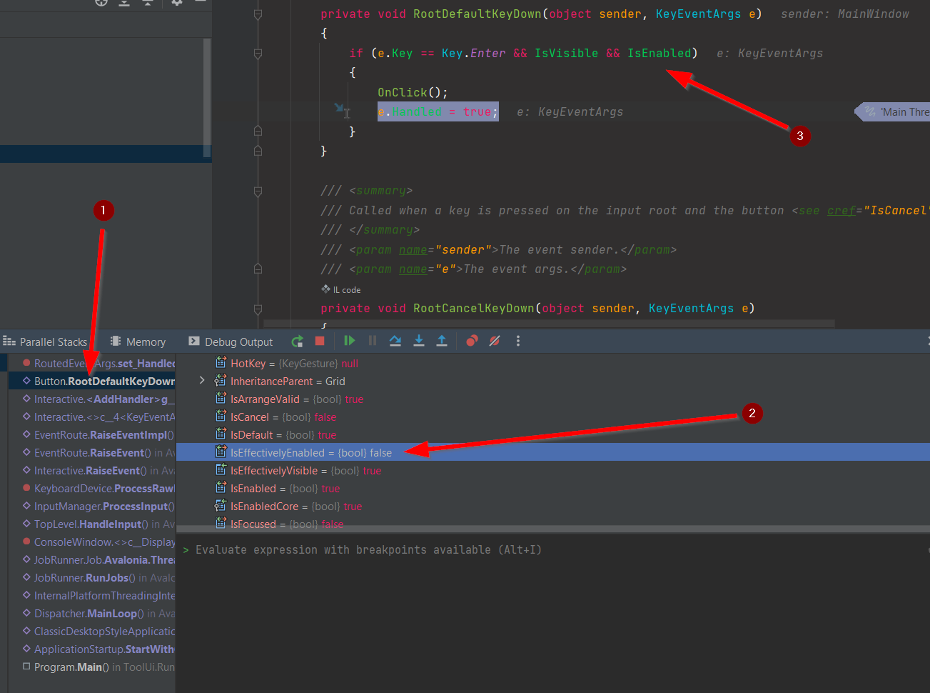 DataGrid (and others controls) still receives user input when disabled ...