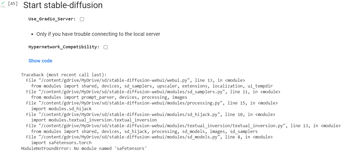 No module named 'safetensors' · Issue #693 · TheLastBen/fast-stable ...
