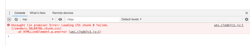 如何自行处理loading chunk failed 错误 · Issue #2502 · umijs/umi · GitHub
