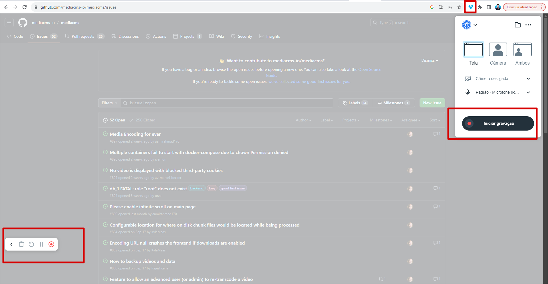 A Plugin to record the screen and upload the video to share · Issue #901 · mediacms-io/mediacms ...