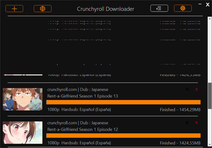Scrollbar Does Not Work · Issue 719 · Hama3254crunchyroll Downloader V30 · Github 