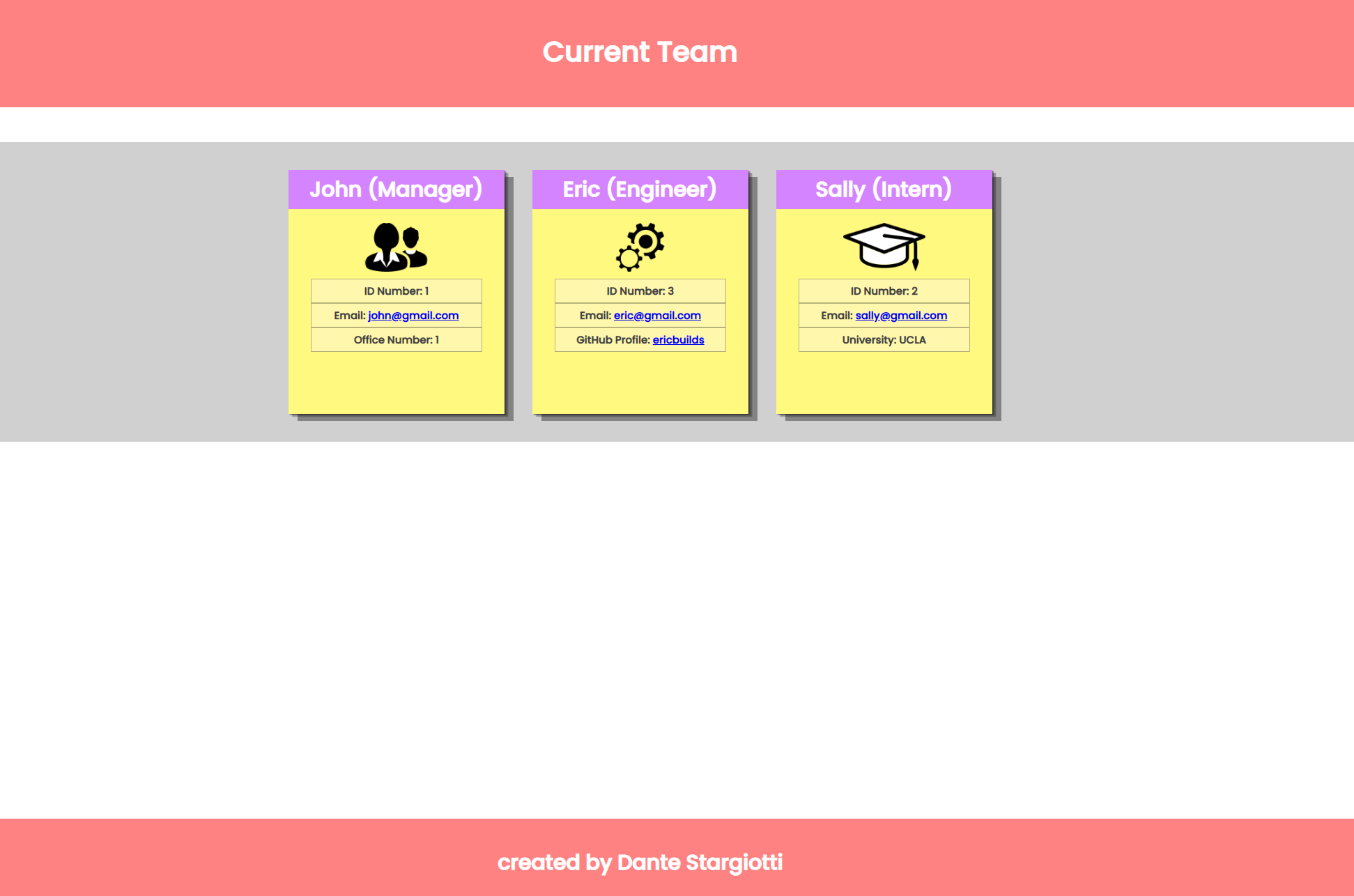 GitHub - modjeska/banana-sand: Team profile generator