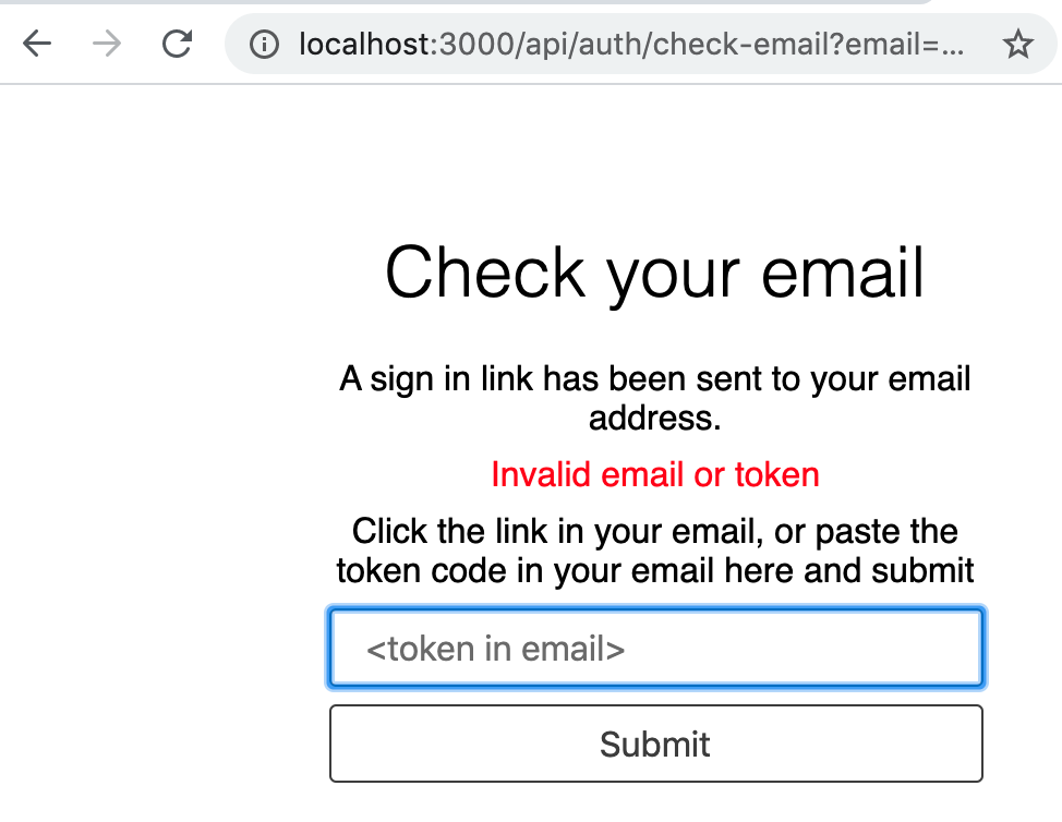 RFC: Allow pasting of email verify token into 'Check Email' form ...
