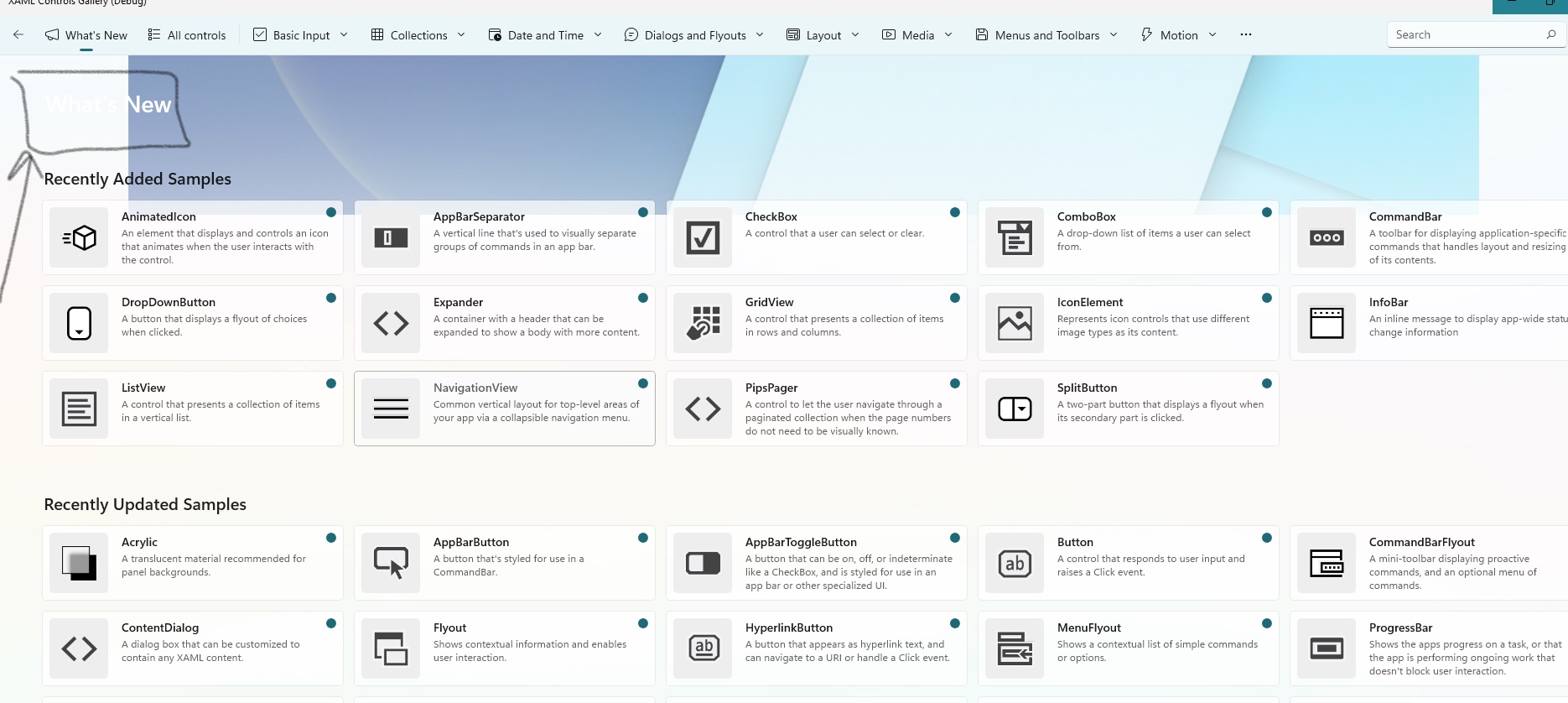 Xaml Controls Gallery