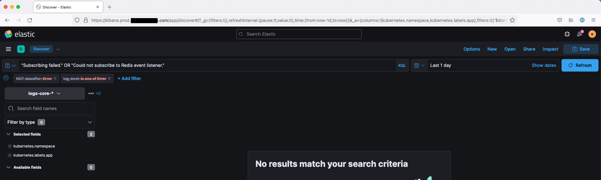 717 Cannot Re Enable Disabled Filters In Kibana For Specific Url With