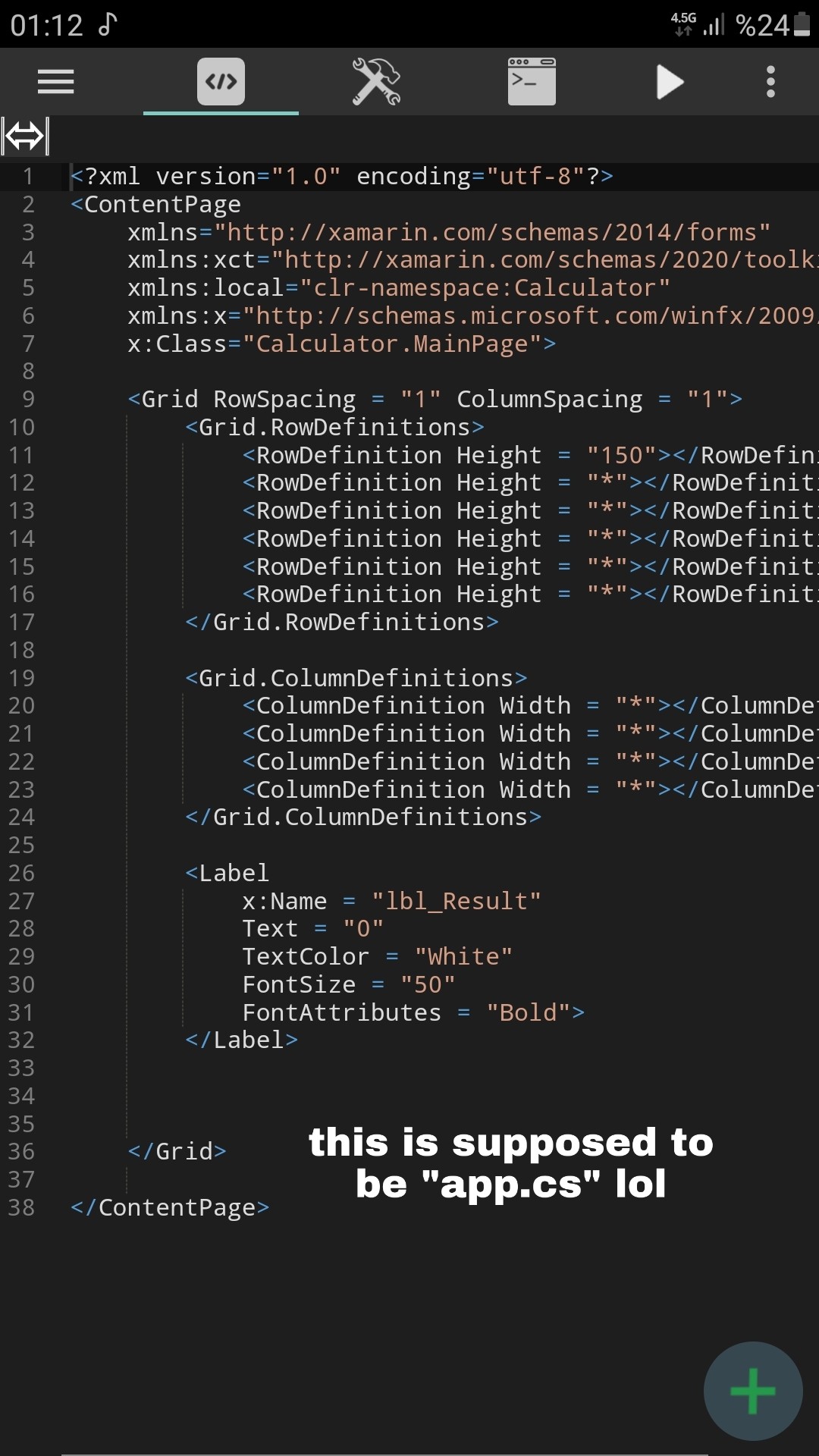 APP REPLACES CONTENT IN .cs PAGES WITH CONTENT OF XAML PAGES FOR NO ...