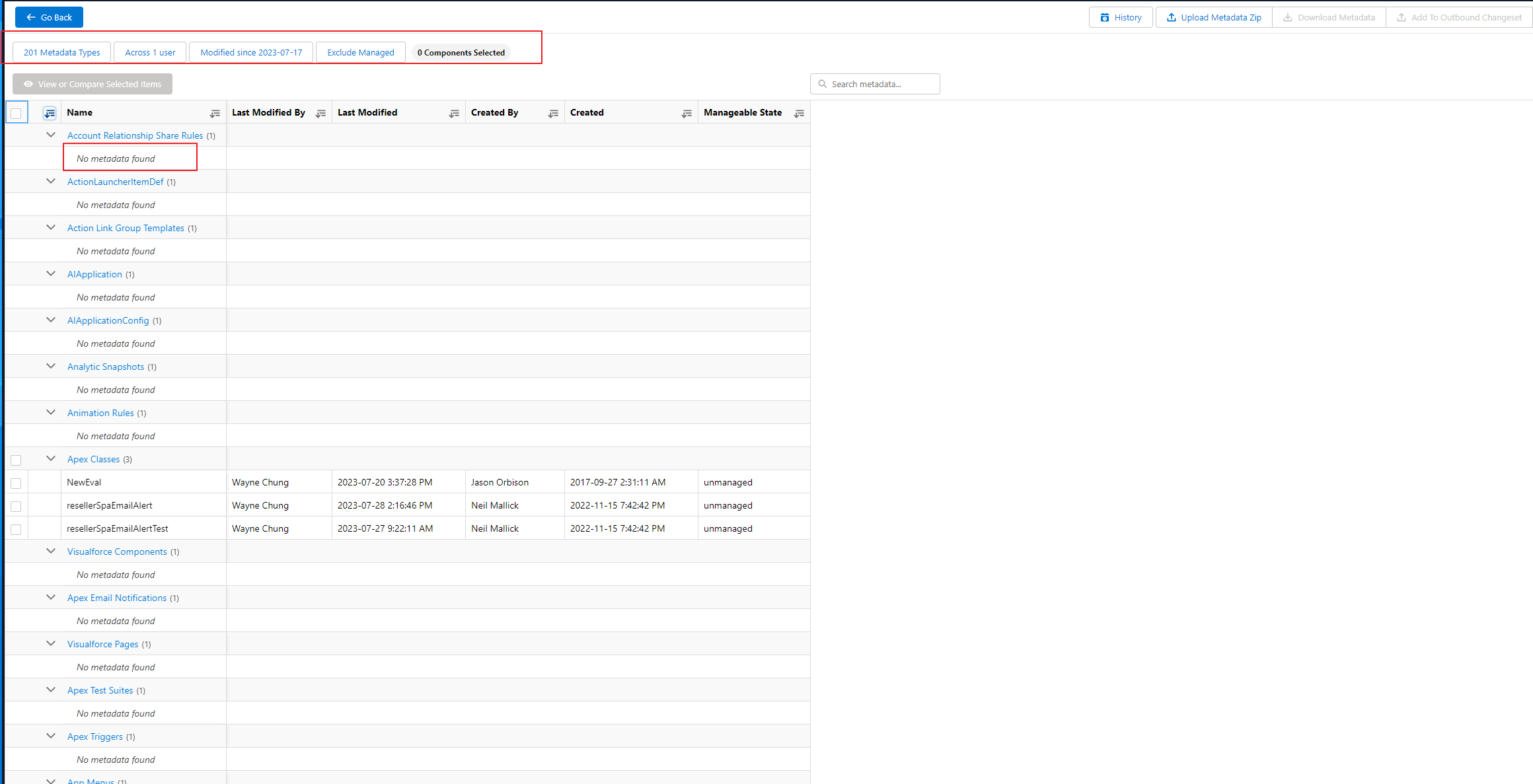 The filter to show the metadata mdified by specific user doesn't work · jetstreamapp jetstream ...