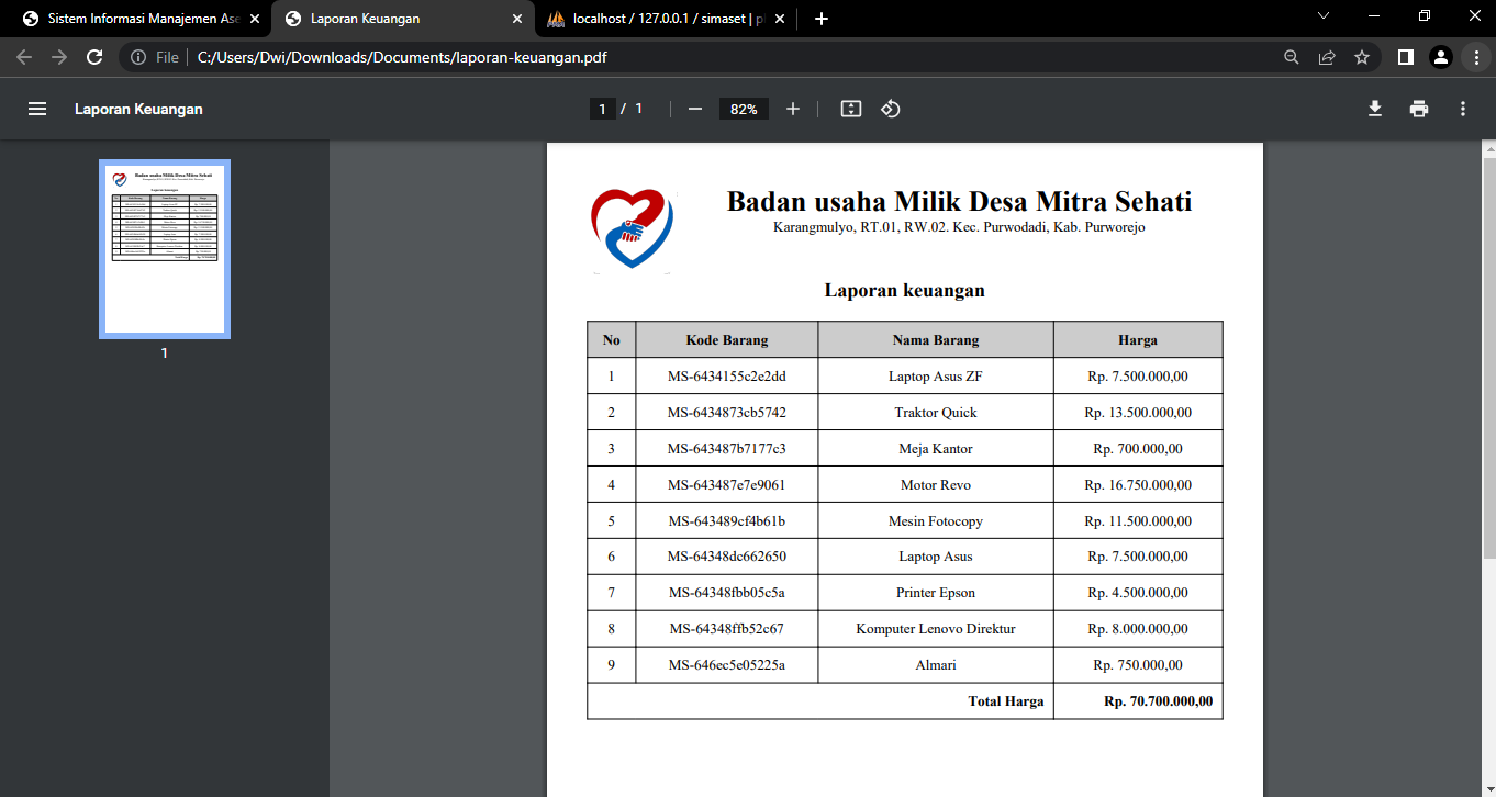 GitHub - dwipurnomo12/Sistem-Informasi-Manajemen-Aset-Bumdes: Sistem Informasi Manajemen Aset ...