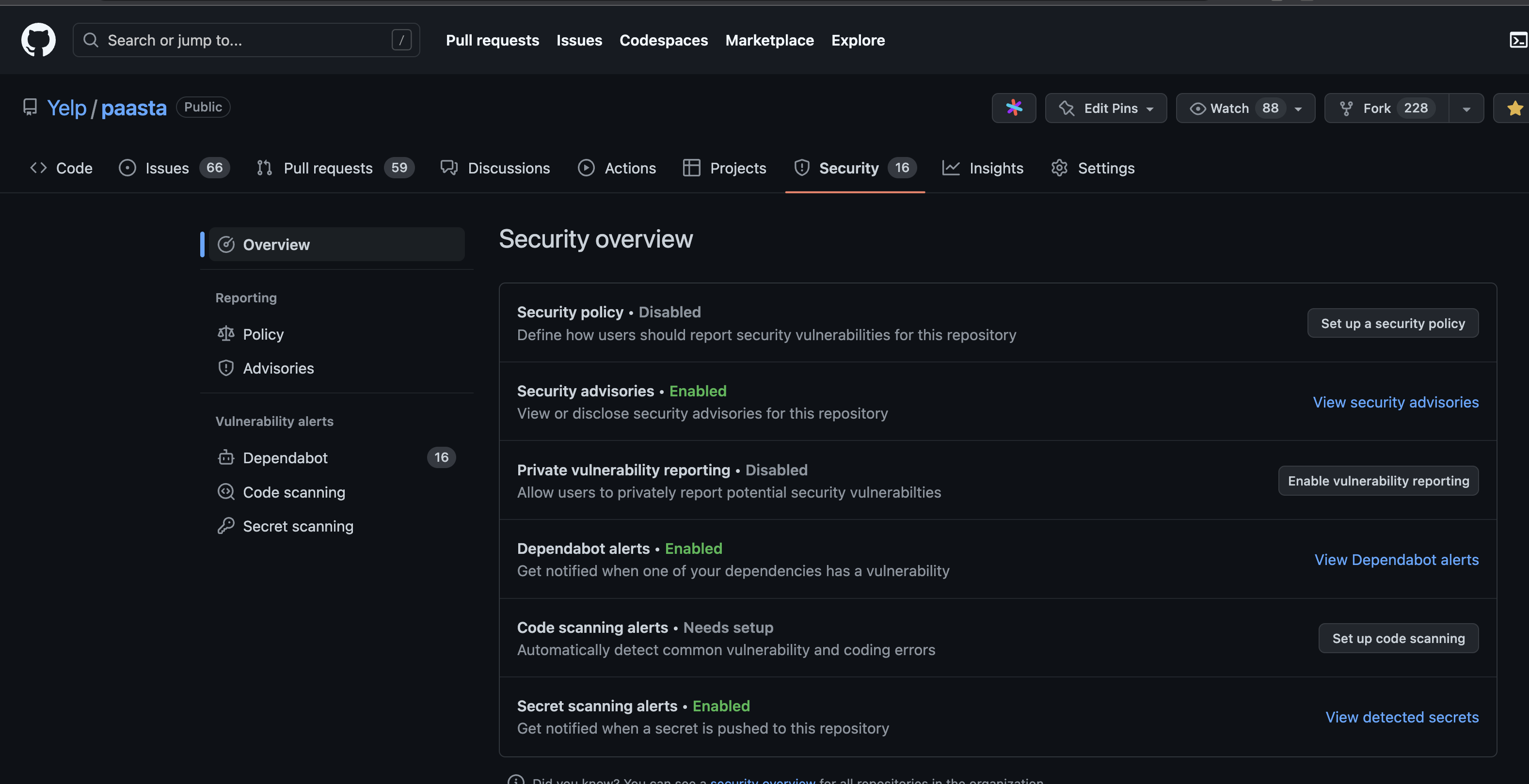 Bug Diff Detection Not Working For Securityandanalysis Features · Issue 1505 