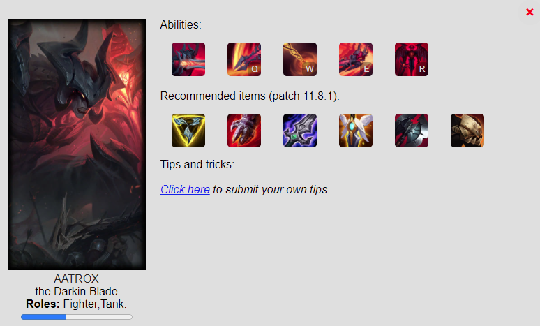[BUG] No recommended items in the Data Dragon API since patch 11.8 ...