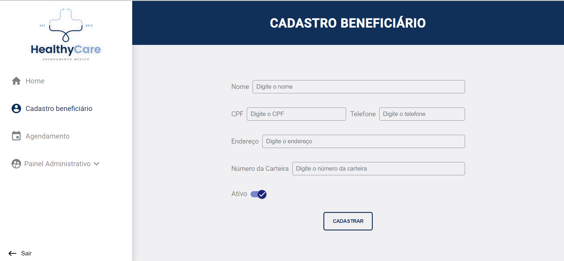 GitHub - ThainaraCamargo/HealthCare