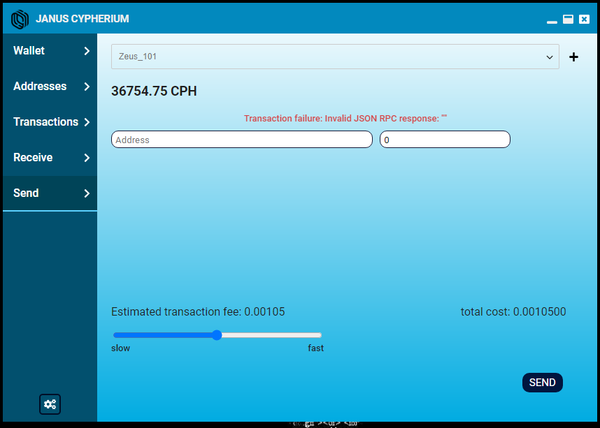 Transaction failure: Invalid JSON RPC response on outbound crypto tranactions. · Issue #1 ...
