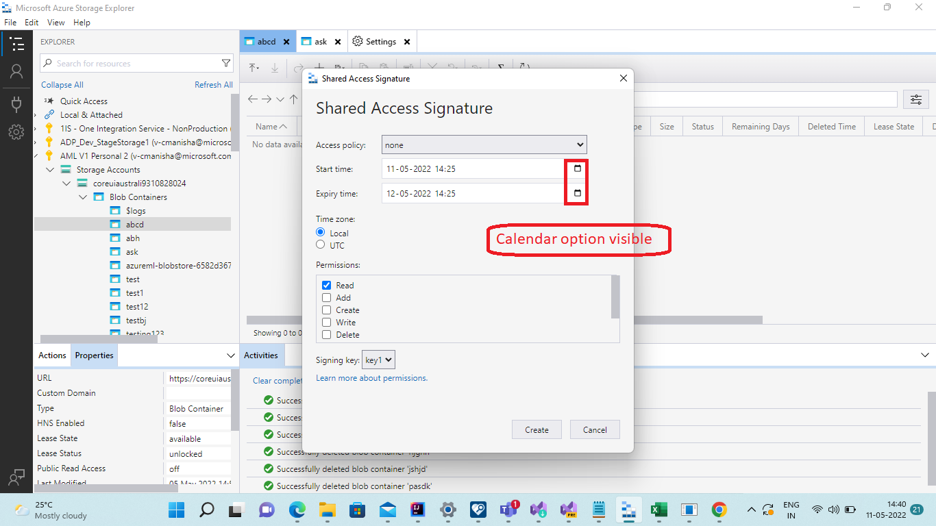 A11y_Azure Tools Storage Explorer_Accessible environment_Desired Storage Explorer theme ...