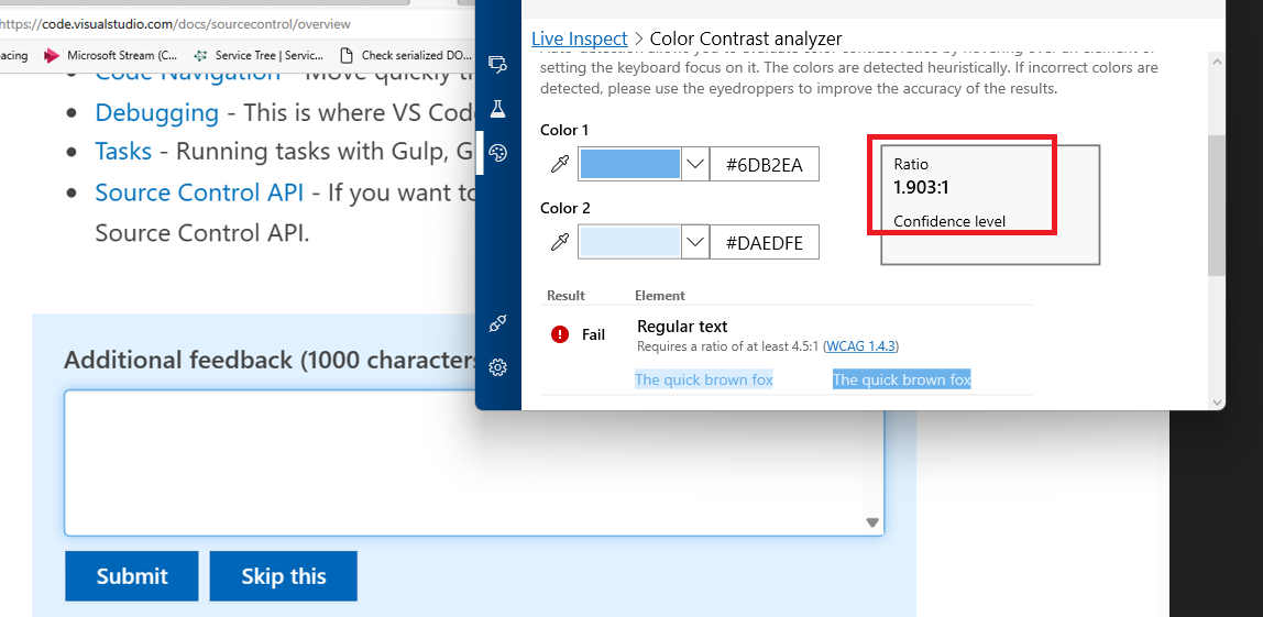 A11y_code.visualstudio.com_VisualStudioCode_Common questions_ColorContrast: Color contrast ratio ...