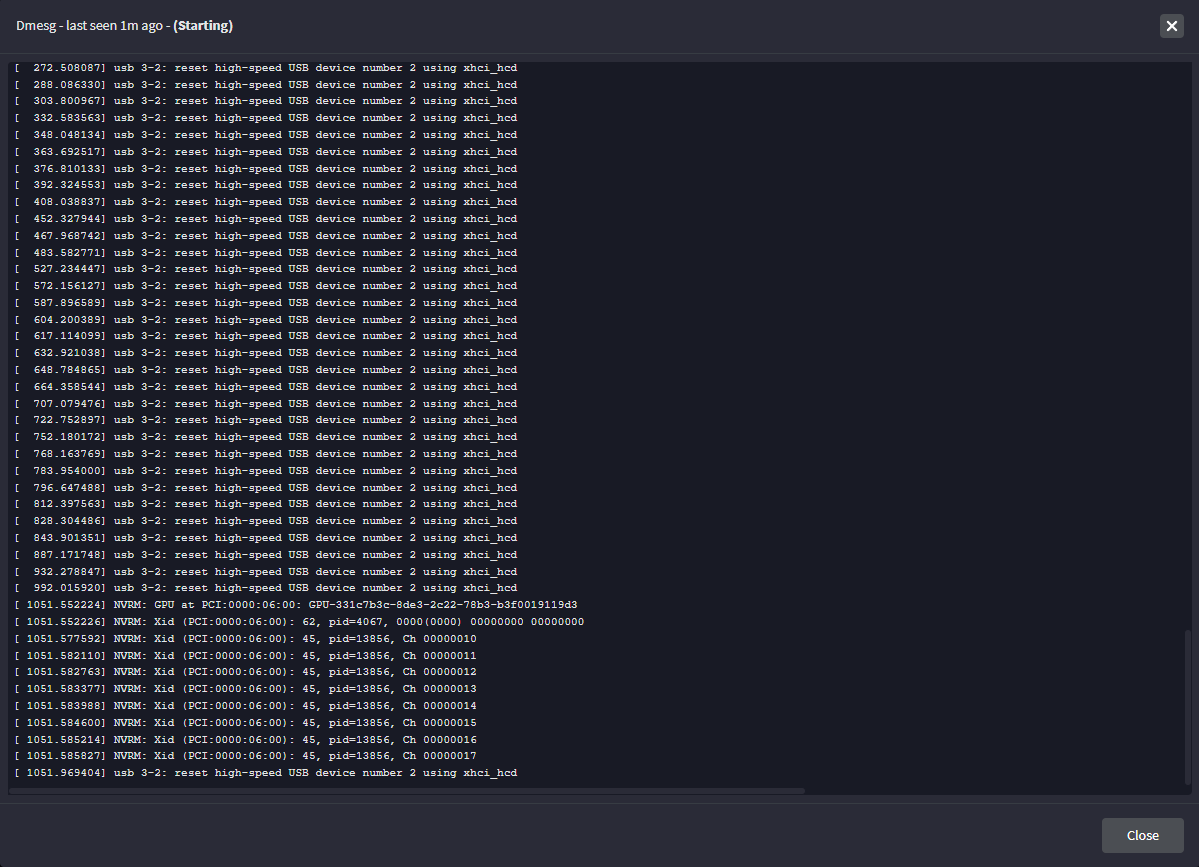 Crashing every 5-10 minutes running SMOS5.2 with NBMiner v0.41 · Issue ...