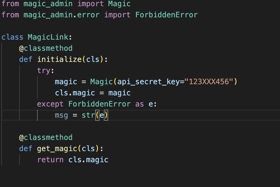 Magic Link Doesn't validate dummy secret key · Issue #48 · magiclabs ... Magic Link Doesn't validate dummy secret key · Issue #48 · magiclabs ...