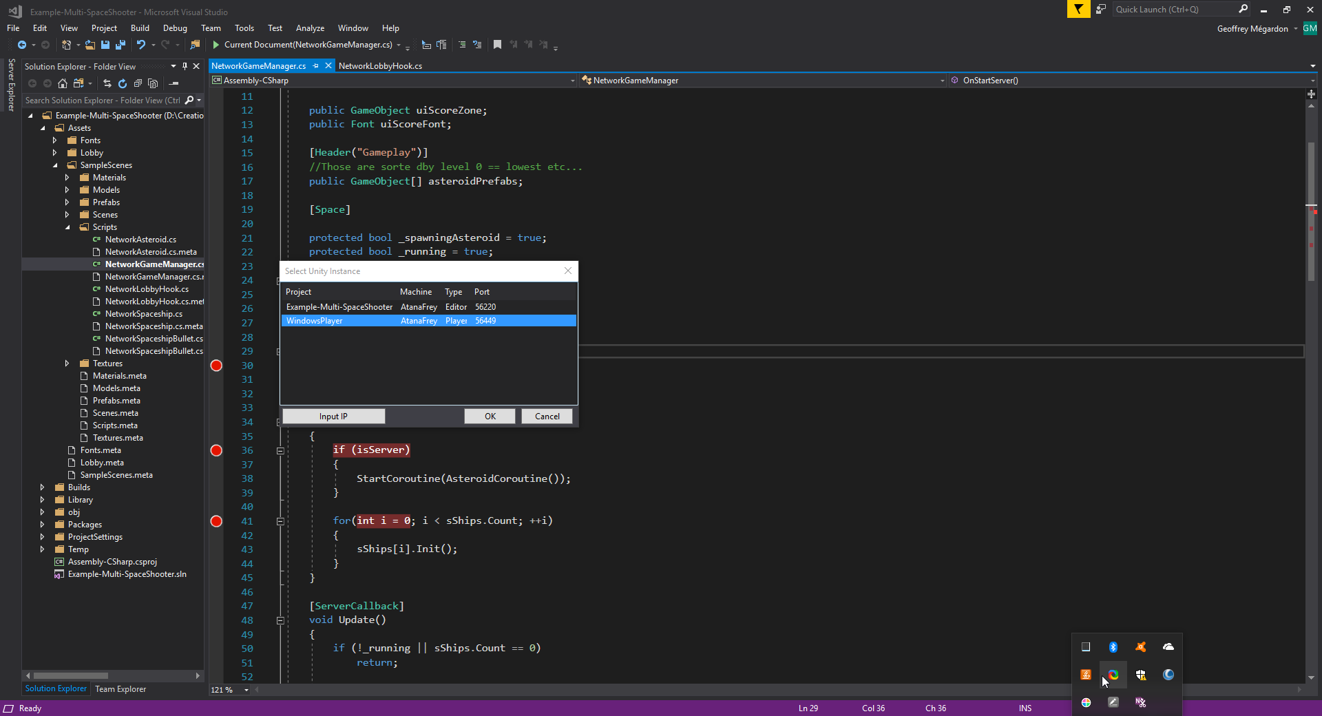 Can T Attach Debugger To A Windows Build · Issue 101 · Unity