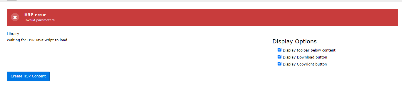 Waiting for H5P JavaScript to load... · Issue #1 · learntube/lms3h5p · GitHub