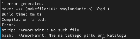 Compiling error on Fedora · Issue #1398 · armory3d/armortools · GitHub