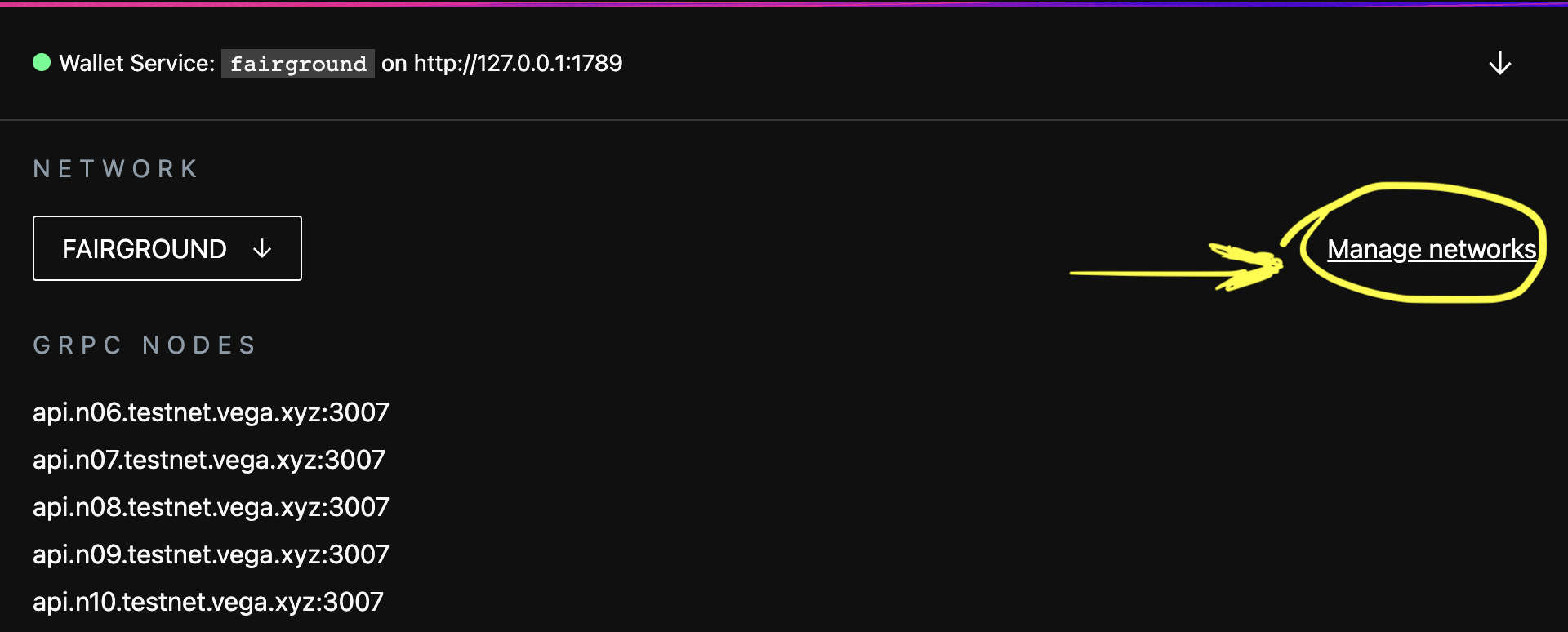 Support network configuration · Issue #347 · vegaprotocol/vegawallet-desktop · GitHub