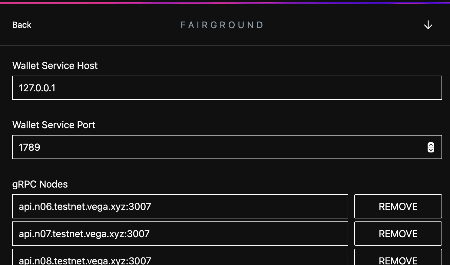 Support network configuration · Issue #347 · vegaprotocol/vegawallet-desktop · GitHub
