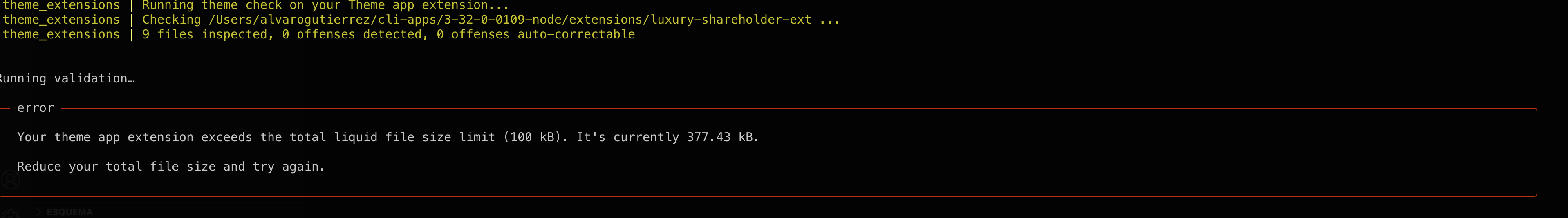 Github Action Does Not Push Any Assets To Shopify App Extension And No New Working Draft Gets