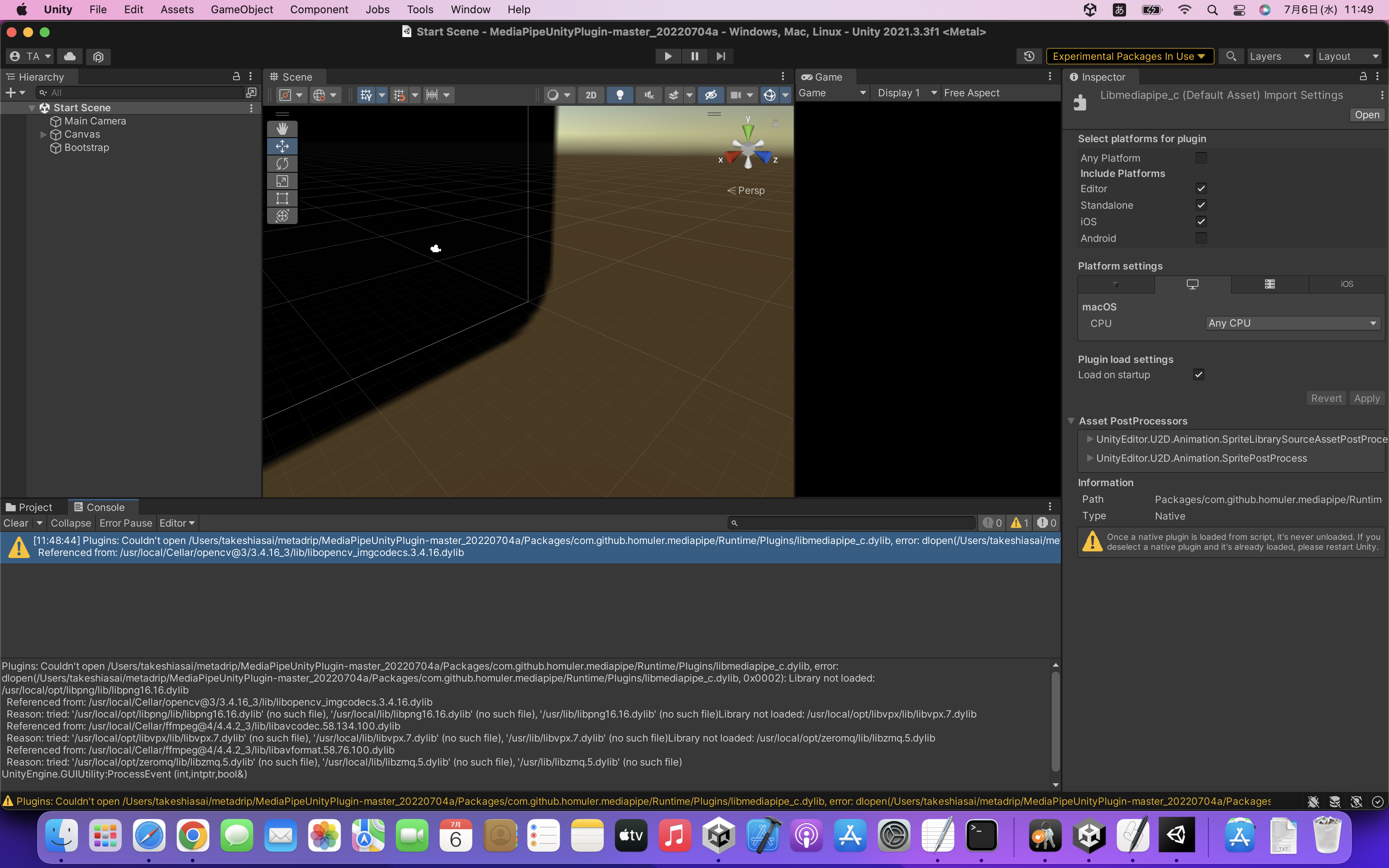 Dllnotfoundexception Mediapipec Assembly Type Membernull Mediapipeunsafenativemethods