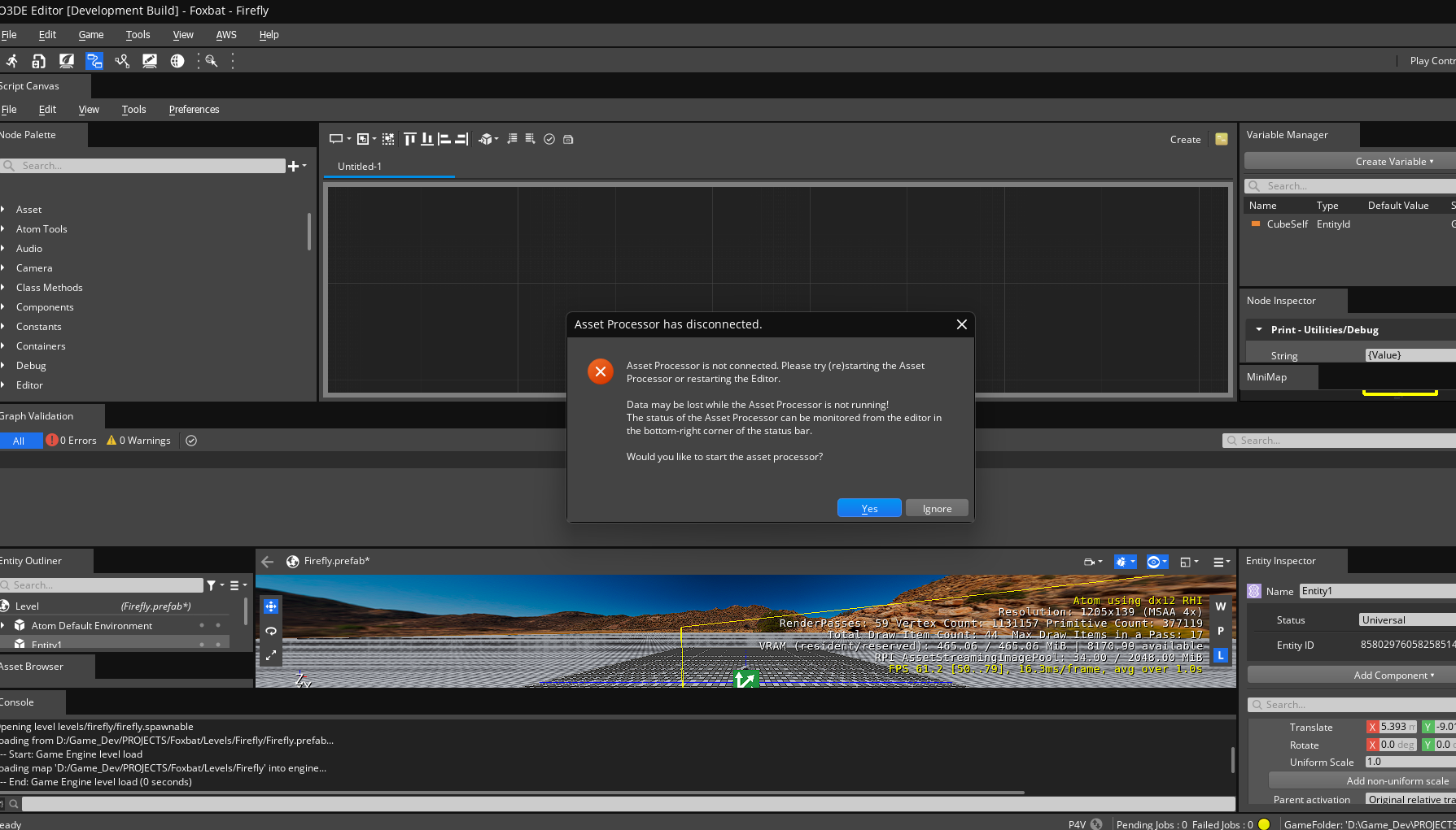 Lua editor disconnects first try after opening scriptcanvas first · Issue #9779 · o3de/o3de · GitHub