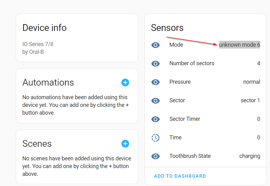 Tongue Clean Showing Up As Unknown Mode 6 On Oral B Io Series 9 · Issue 83188 · Home Assistant