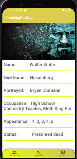 Github Ozerbayraktarbreakingbadapp With Clean Architecture Breakingbaddapp With Using Mvvm
