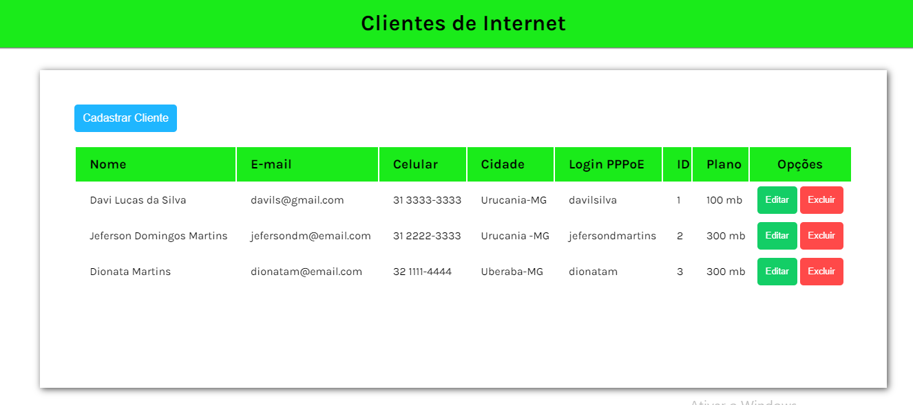GitHub - JefersonDomingos/Sistema-Clientes-Internet: Este é um sistema ...