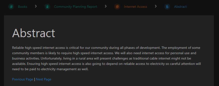 Navigation at the End of the Page · Issue #1381 · BookStackApp/BookStack · GitHub