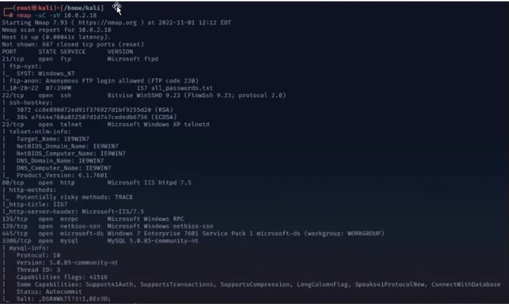 GitHub - InfoSecDion/Ethical-Hacking-Lab-Final-Exam